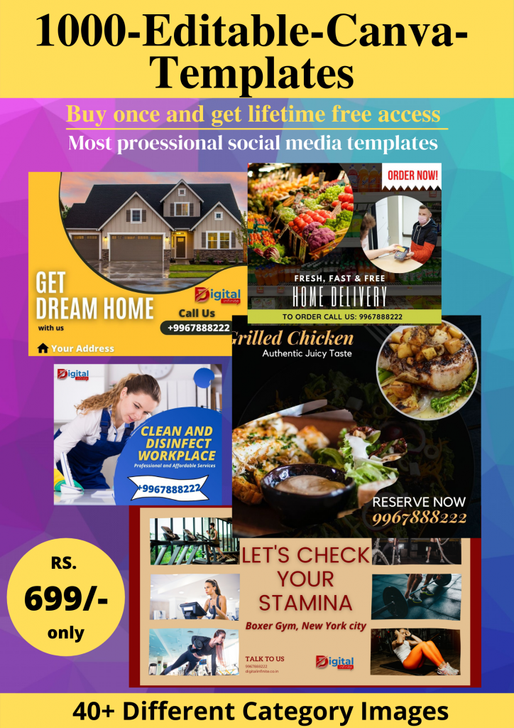 1000 Editable Canva Ready Made Templates - onlinemarketingtools